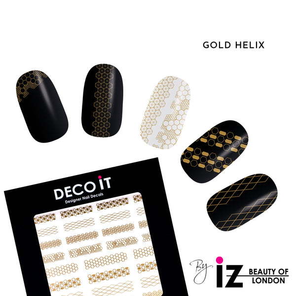 Gold Helix Nail Decals – Izabelle Hammon Ltd