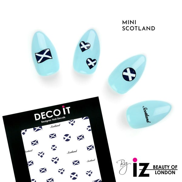 MINI Scotland Flag Nail Decals – Izabelle Hammon Ltd